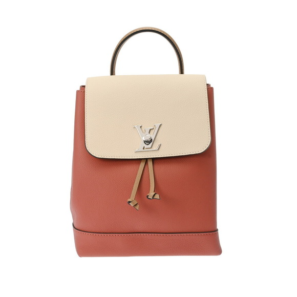 Louis Vuitton | Bags | Louis Vuitton Lock Me Backpack Rose Sesame Cream ...